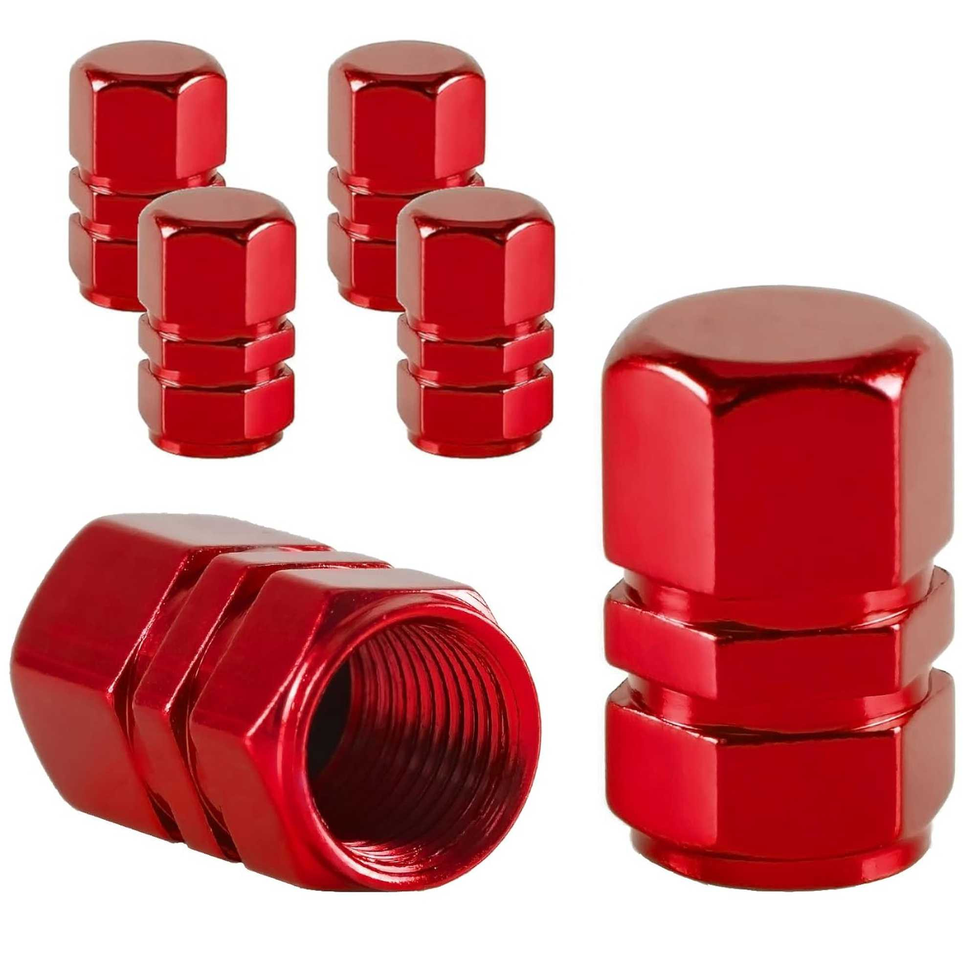 Tire Valve Stem Cap, Anodized Aluminum for Cars Trucks Motorcycles SUVs ...