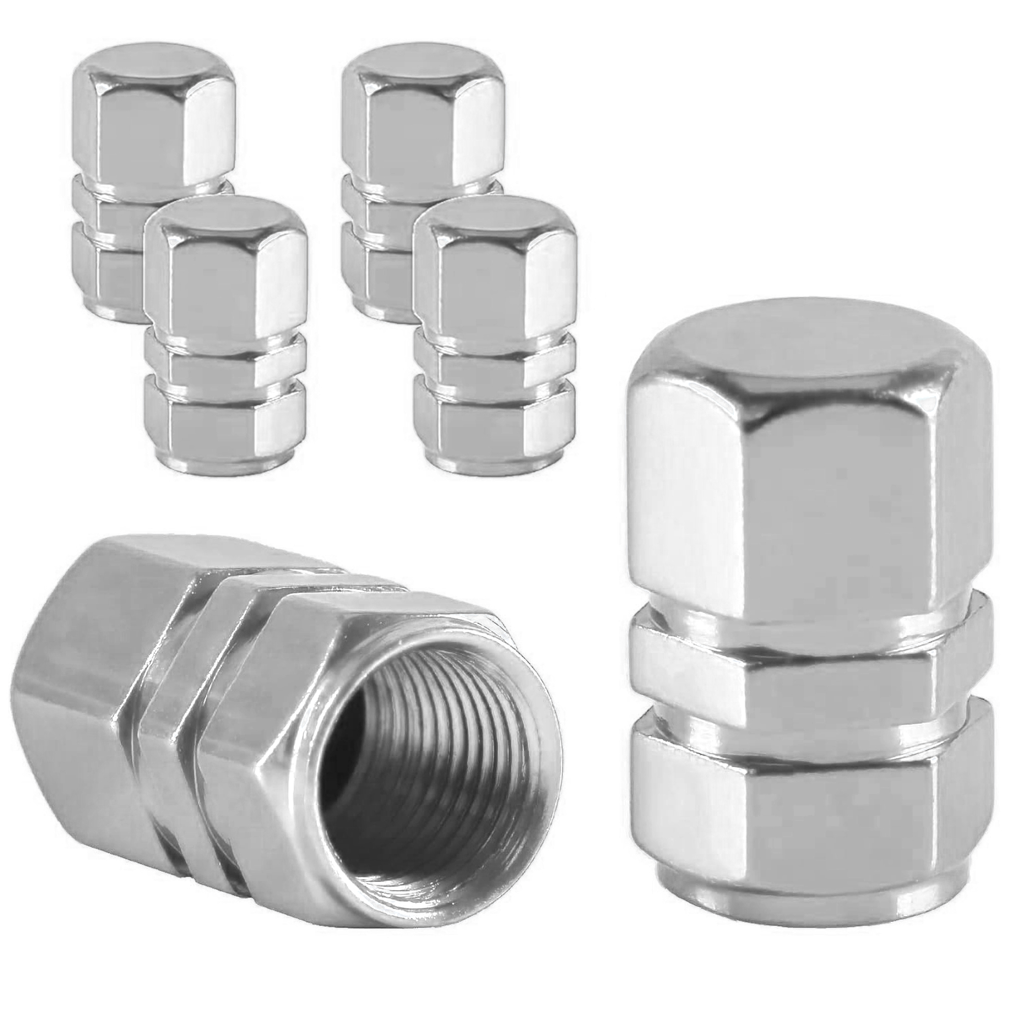 Tire Valve Stem Cap, Anodized Aluminum for Cars Trucks Motorcycles SUVs ...