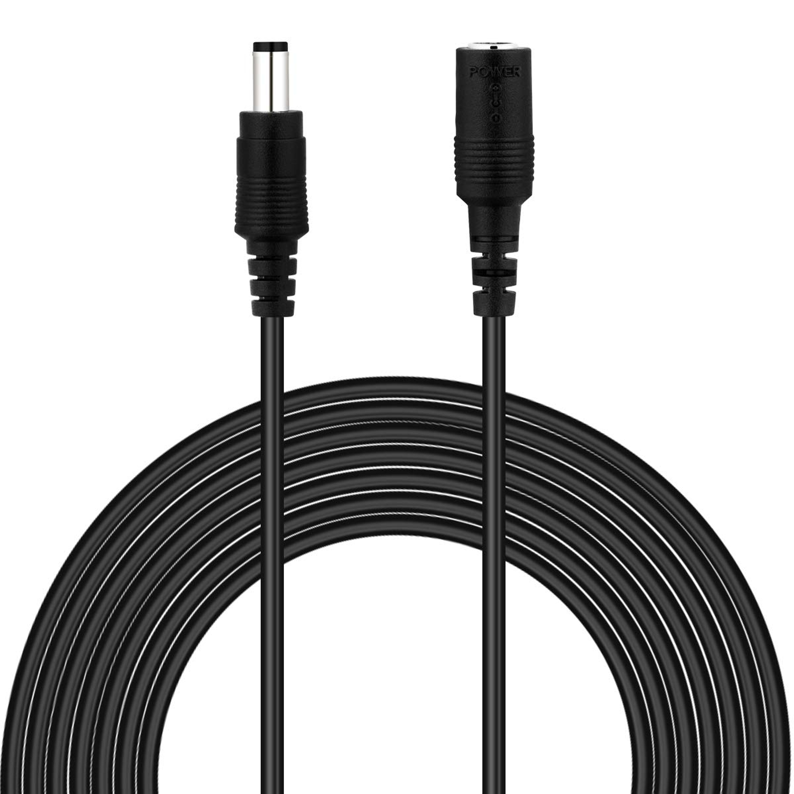 10ft DC Power Extension Cable 5.5mm x 2.1mm Male Female Cord 10 feet/3M ...
