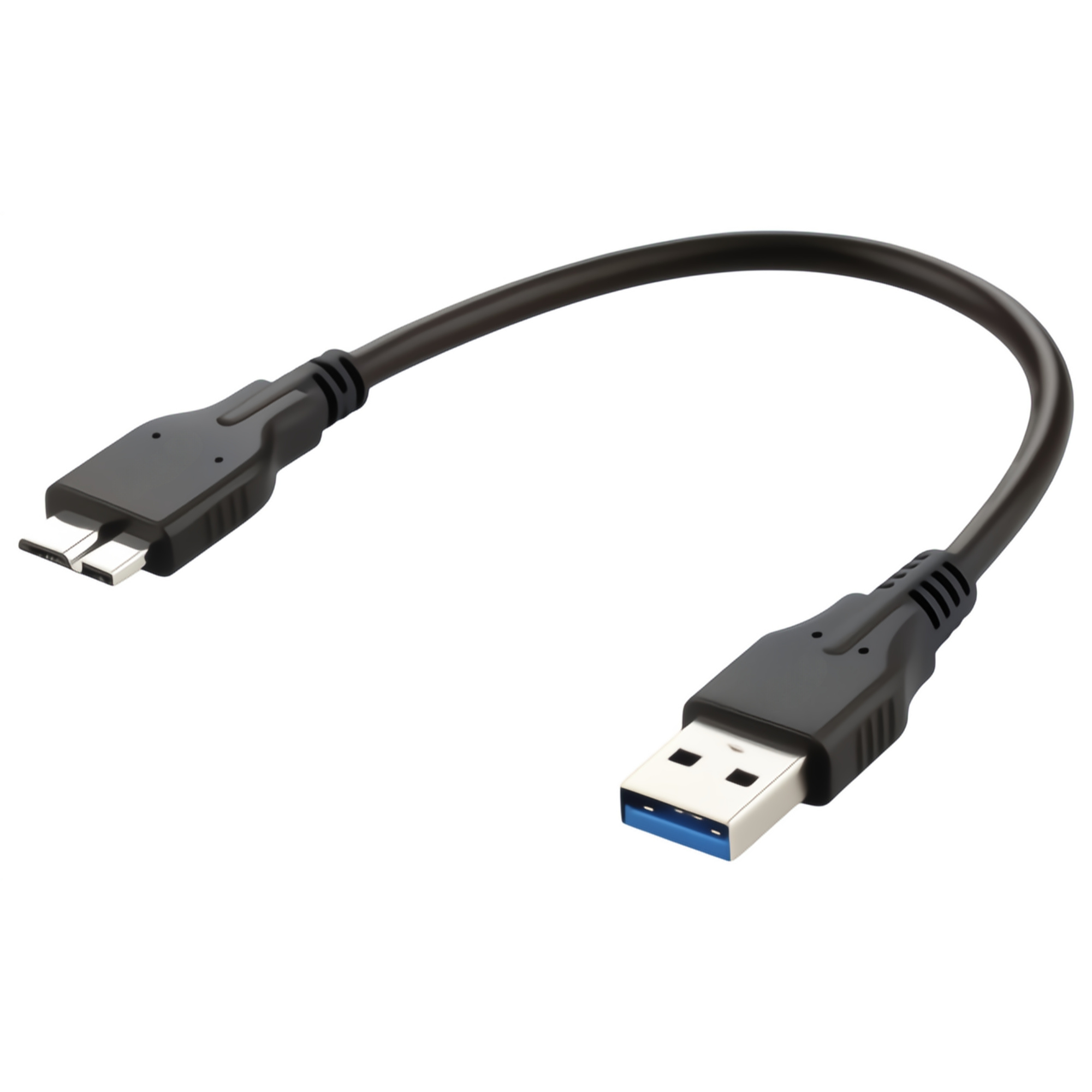 1.5 FT Micro USB 3.0 Cable, USB 3.0 A to Micro B Cord External Hard ...