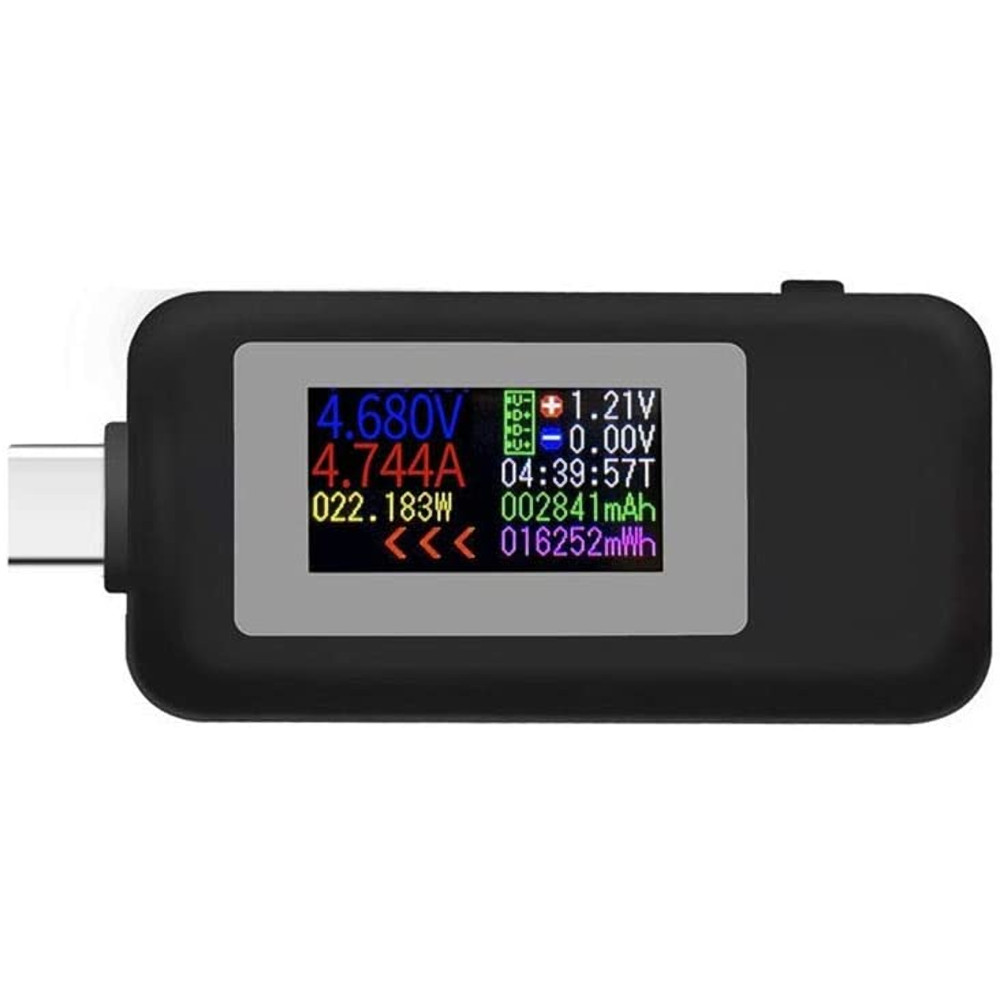 USB Type-C Power Tester Voltage Current Capacity Meter 4-30V 5A USB-C ...
