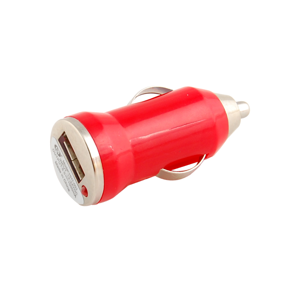 Red USB Mini Car Charger Adapter, 1MA - $3.25 - JacobsParts Inc