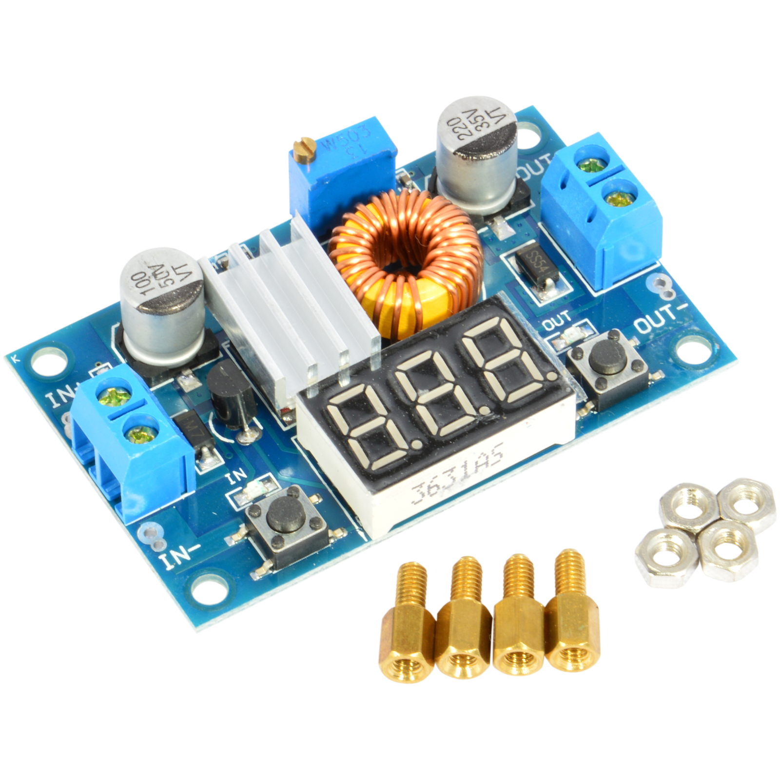 XL4015 5A DC-DC Buck Step-down Voltage Converter Module Adjustable ...