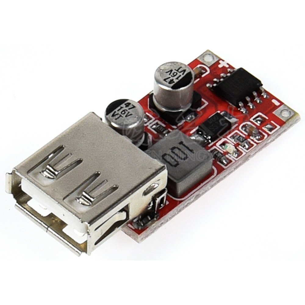 15W USB 5V 3A DC Buck Voltage Step-down Module 9V 12V 24V Input DIY Car ...