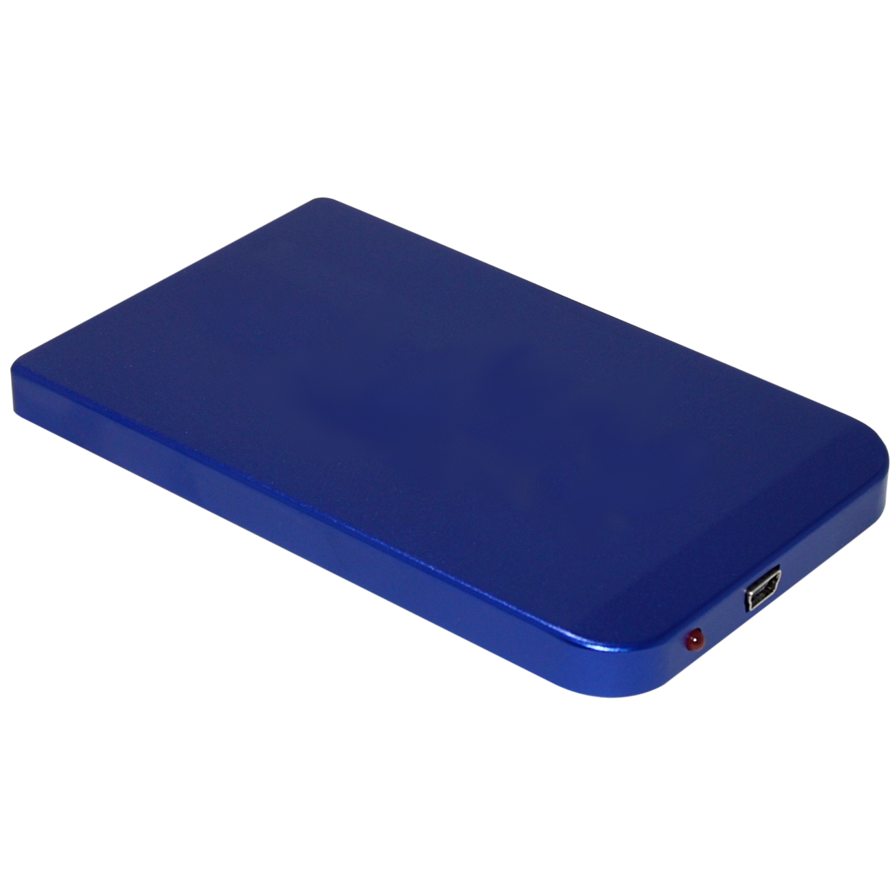 2.5" Blue Aluminum USB SATA Hard Drive Enclosure - $6.10 - JacobsParts Inc