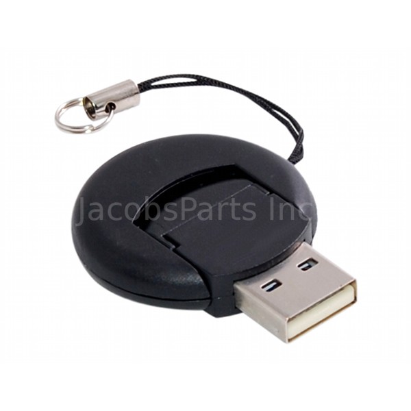 USB MicroSD Flash Card Reader for Keychains - Black - $2.45 ...