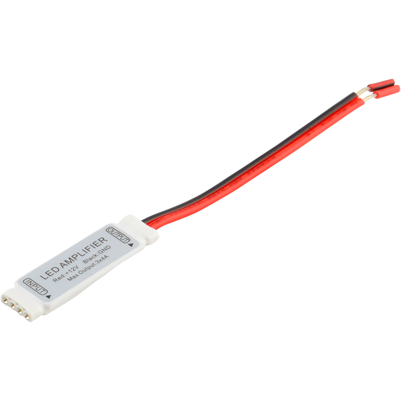 Mini Inline 12V LED Amplifier for RGB Strip Light - $4.41 - JacobsParts Inc