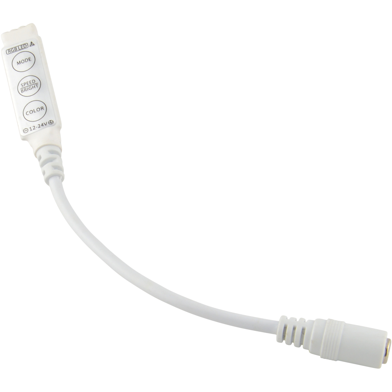 Low-profile Inline Controller for RGB LED Strip Light, White - $3.70 ...