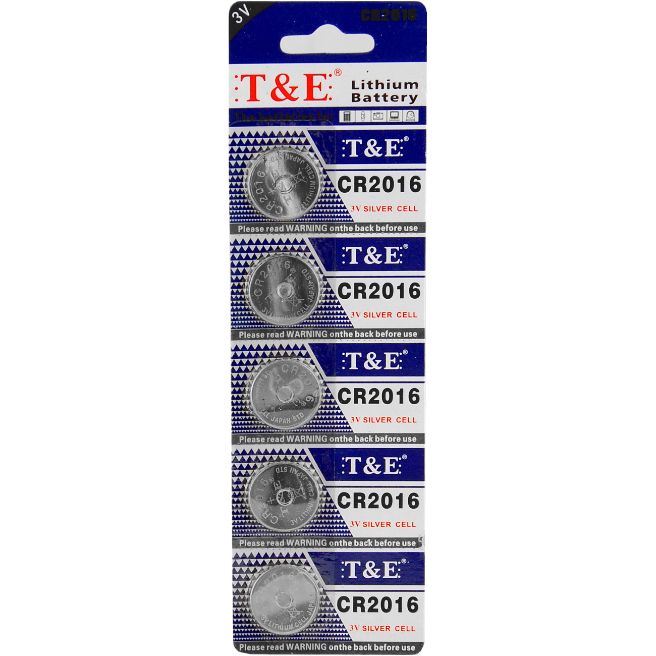 CR2016 Batteries 3-Volt Lithium Cell Button Battery for ECR2016 DL2016 ...