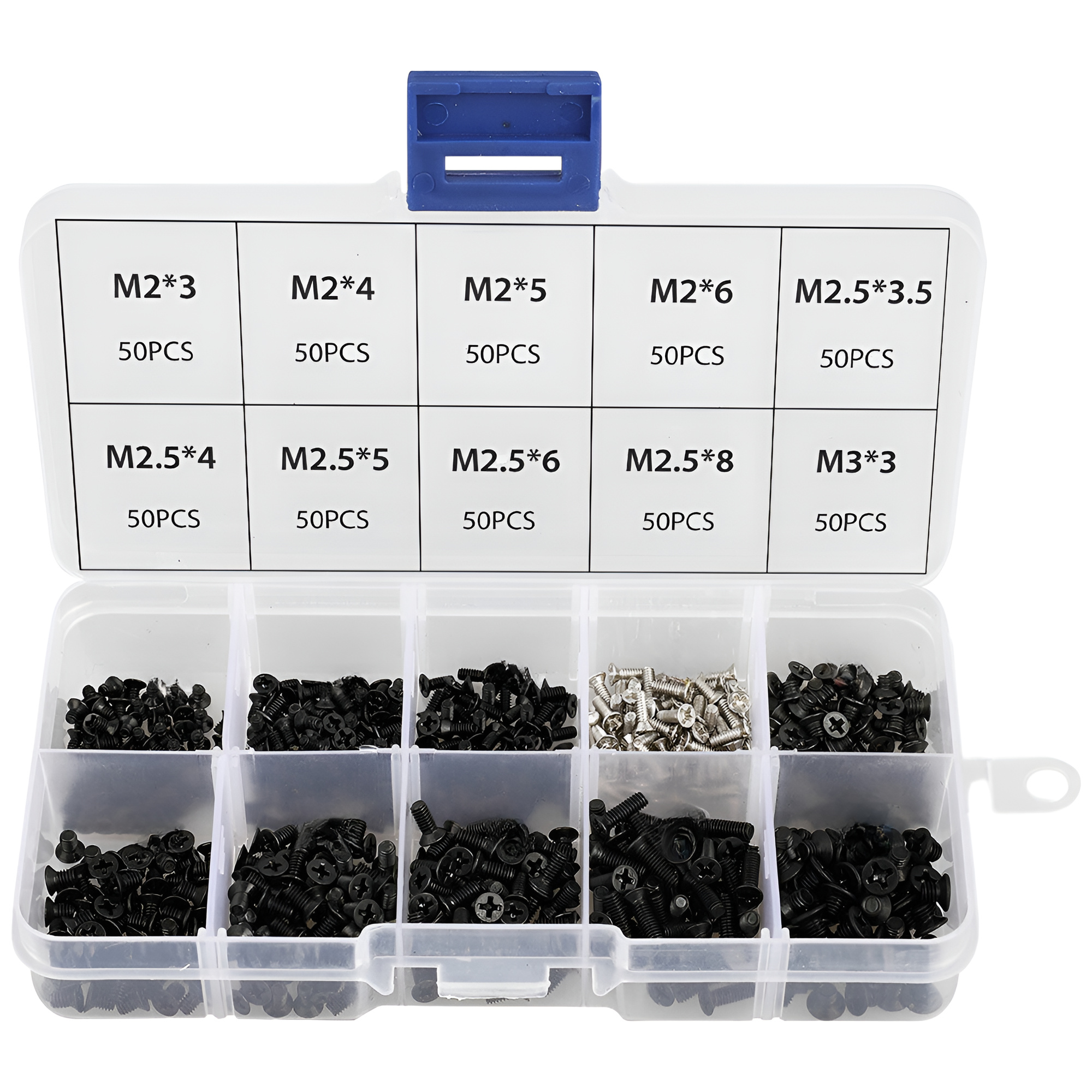 500pcs Universal Laptop Notebook Screw Kit Set M2 M2.5 M3 Electronic ...